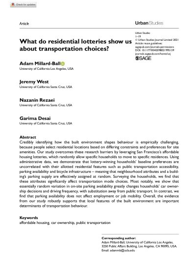 Home - Adam Millard-Ball